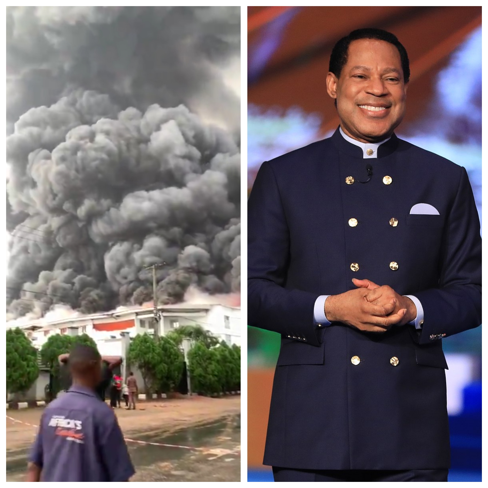 Christ Embassy Headquarter in Lagos Gutted by Fire, Pastor Chris ...