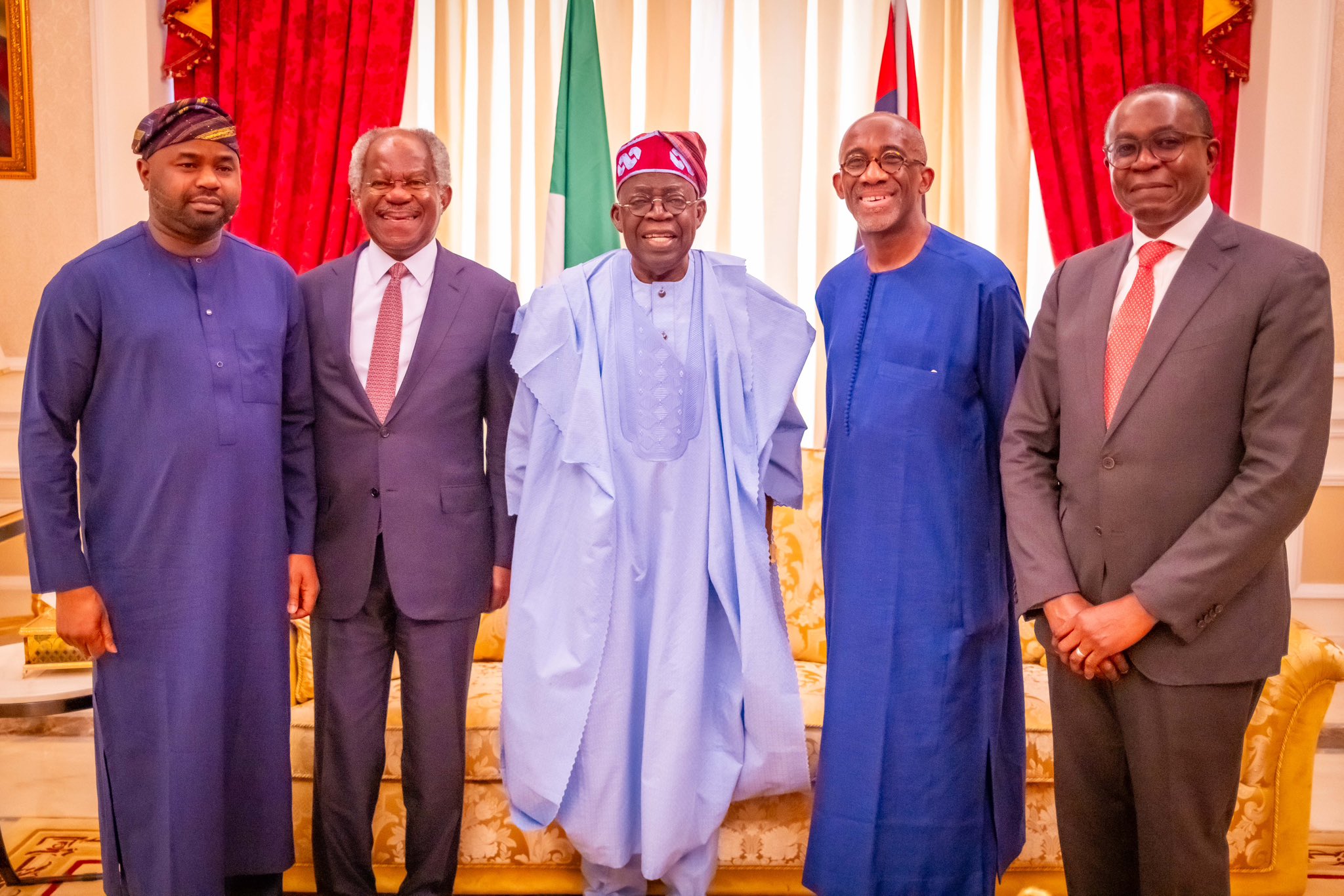 Gatwick Airport Owner, Bayo Ogunlesi, Meets President Tinubu in Lagos ...